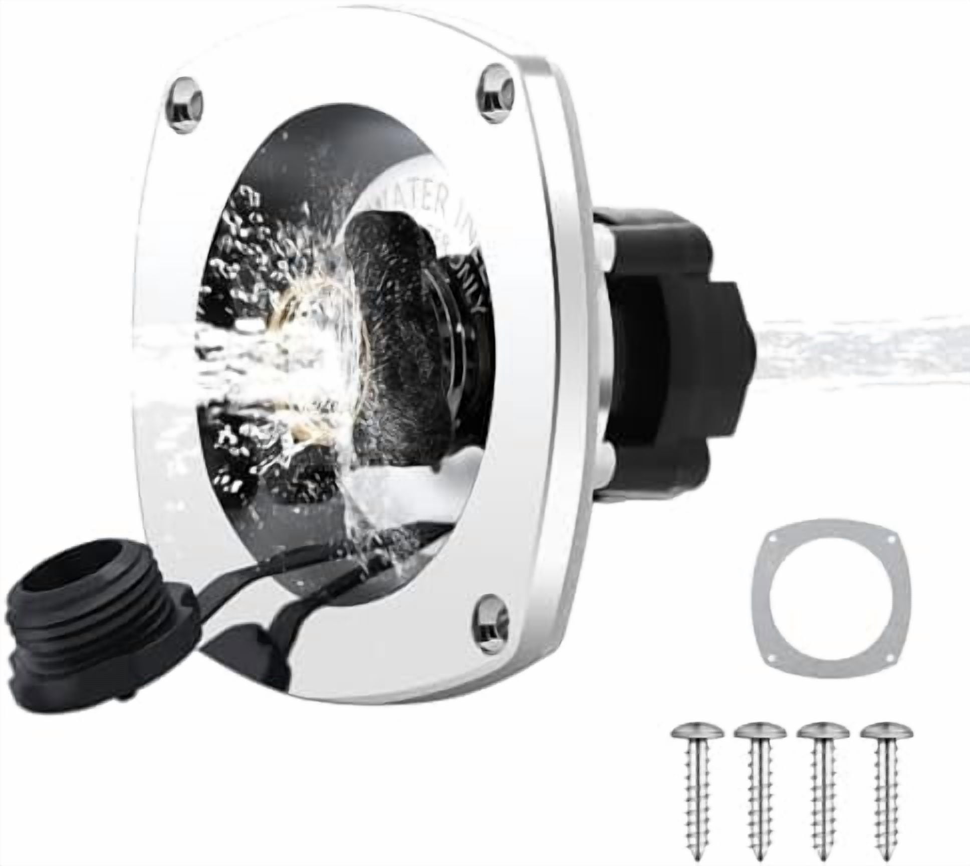 RV Water Inlet with Regulator, Built-in Check Valve & Pressure Control ...