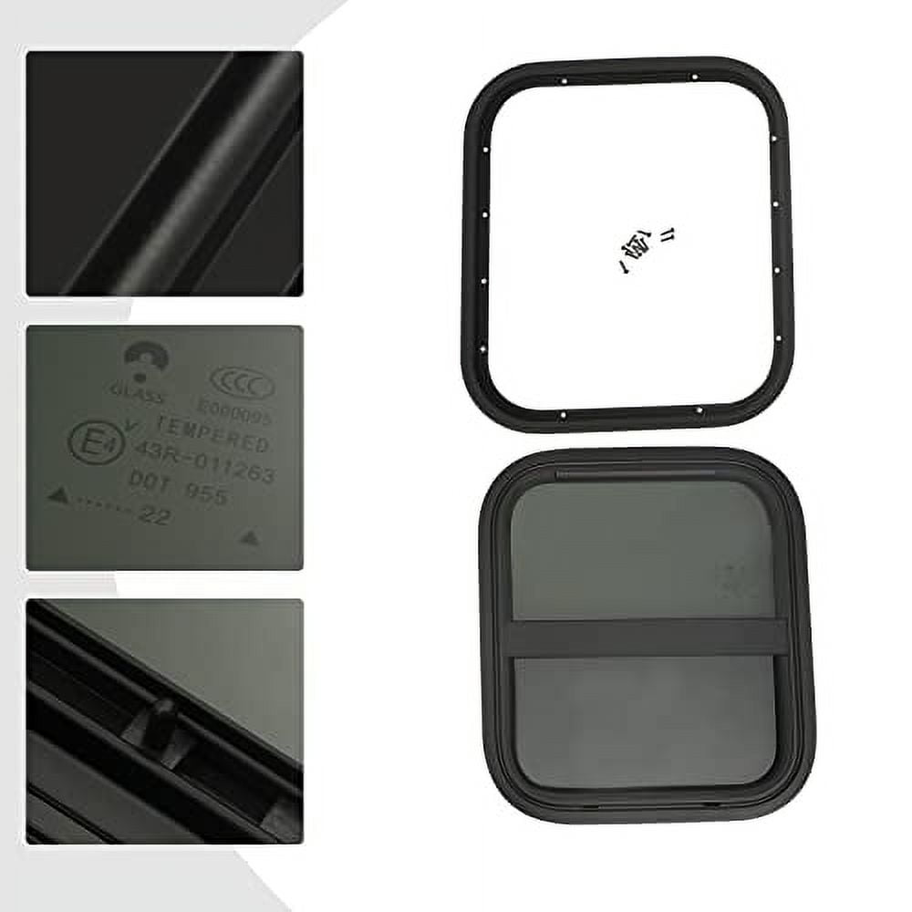 RV Window, 14" W X 16" H Vertical Sliding RV Window Replacement, RV ...