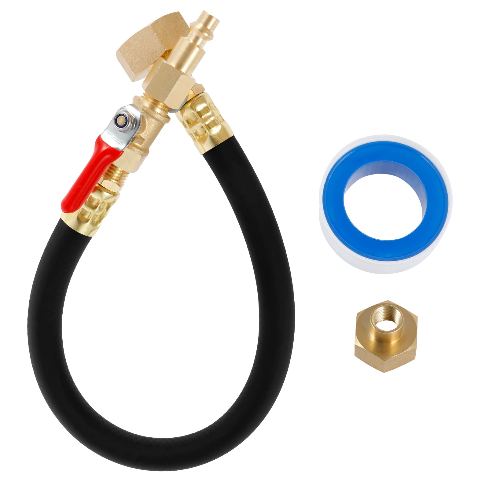 RV Winterizing Kit 16.9 Inch Brass US RV Winterize Blowout Adapter with ...