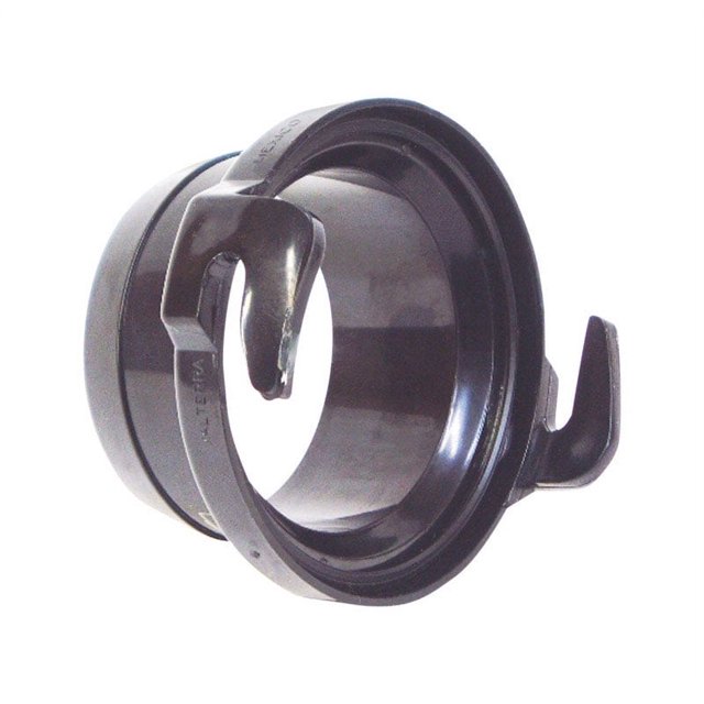US Hardware RV-309B Hose Adapter with Bayonet Hook, 3 in ID, ABS, Black ...