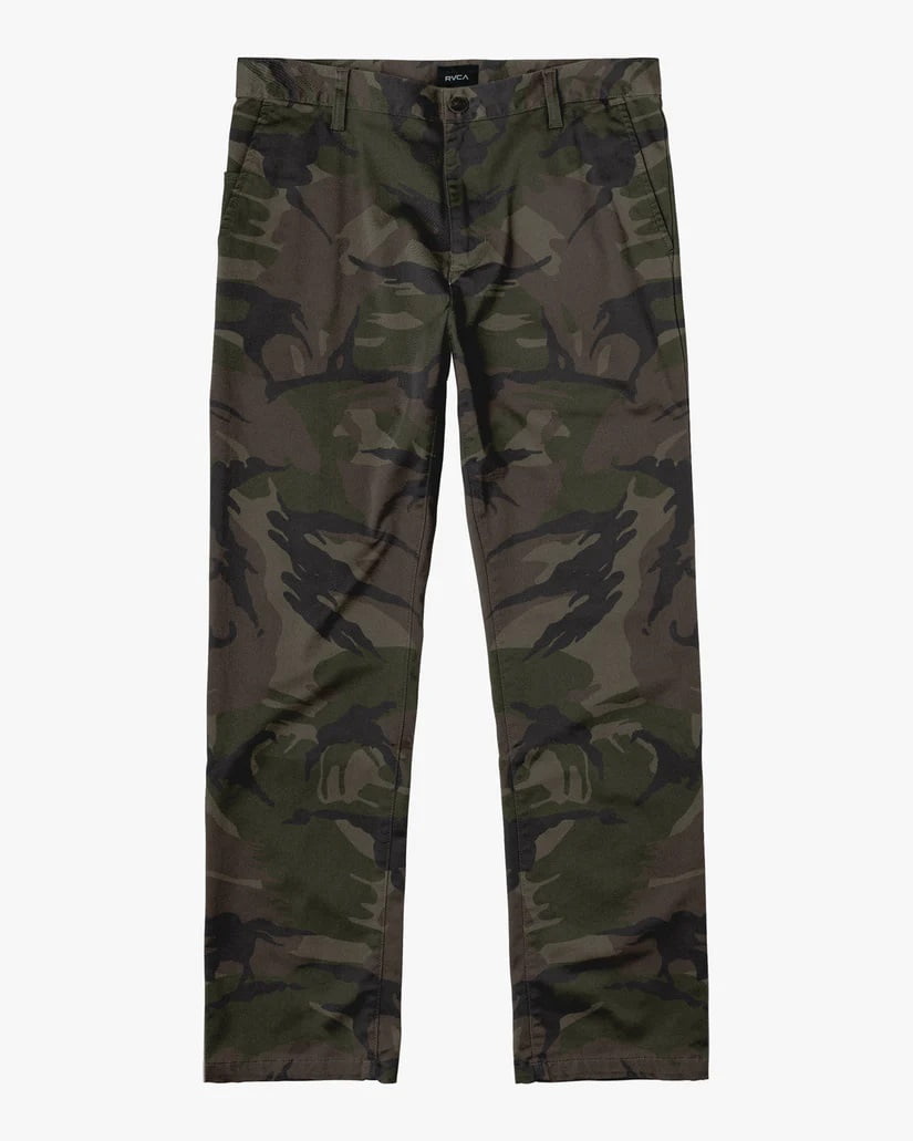 RVCA Men's The Weekend Slim Straight Fit Stretch Chino Woven Pants (32 ...