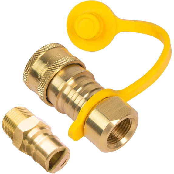 RVKXHD 1/2" Propane Quick Connect Fittings, Natural Gas Quick Connect ...