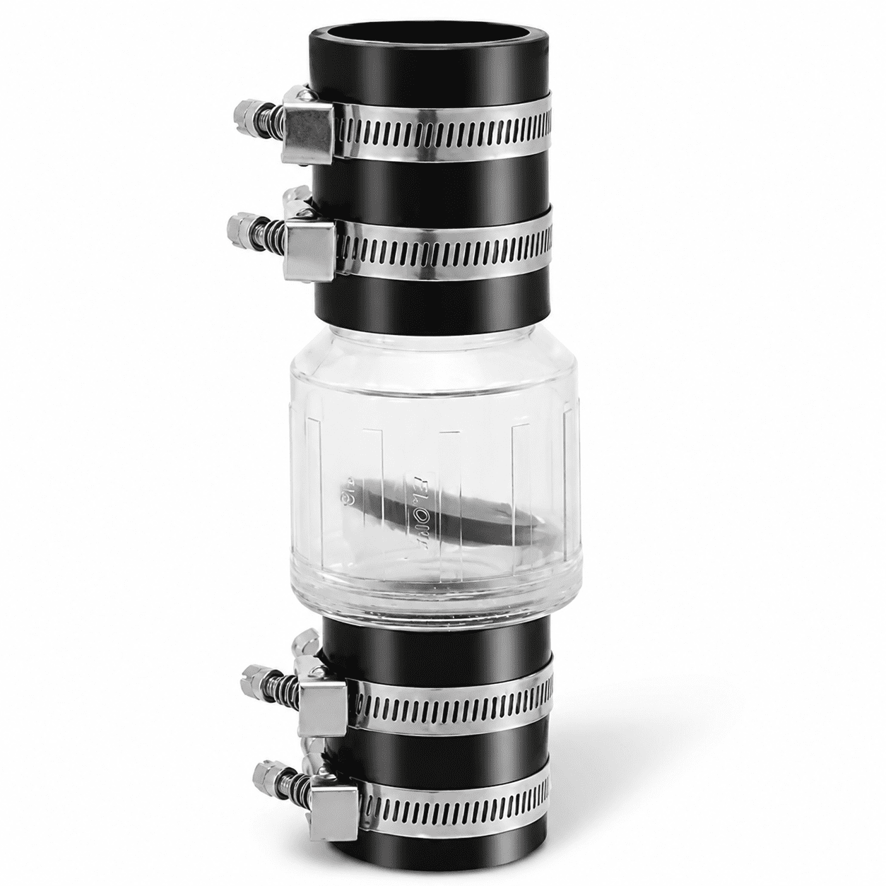 RVKXHD 2 Inch Silent PVC Check Valve, Quiet Clear Sump Pump Check Valve ...
