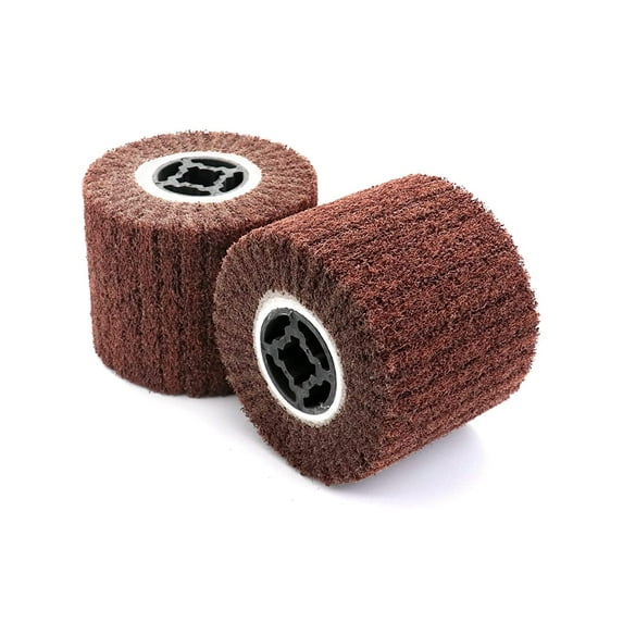 RVKXHD 80 Grit Non-Woven Abrasive Flap Wire Drawing Polishing ...