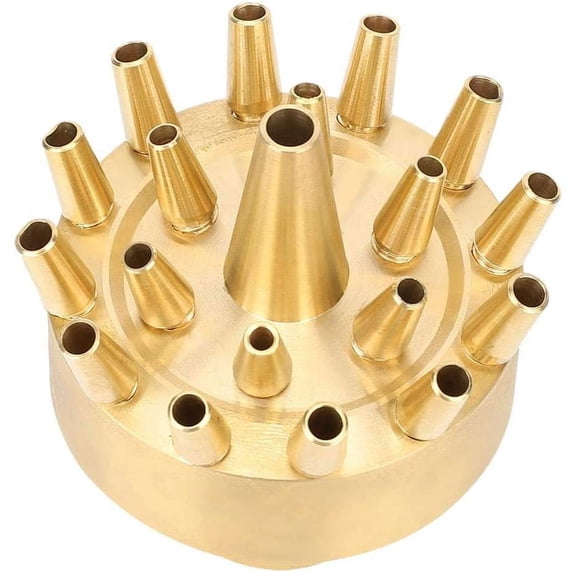 RVKXHD Copper Fountain Nozzle, 1 Inch Female Thread Sprinkler Spray ...