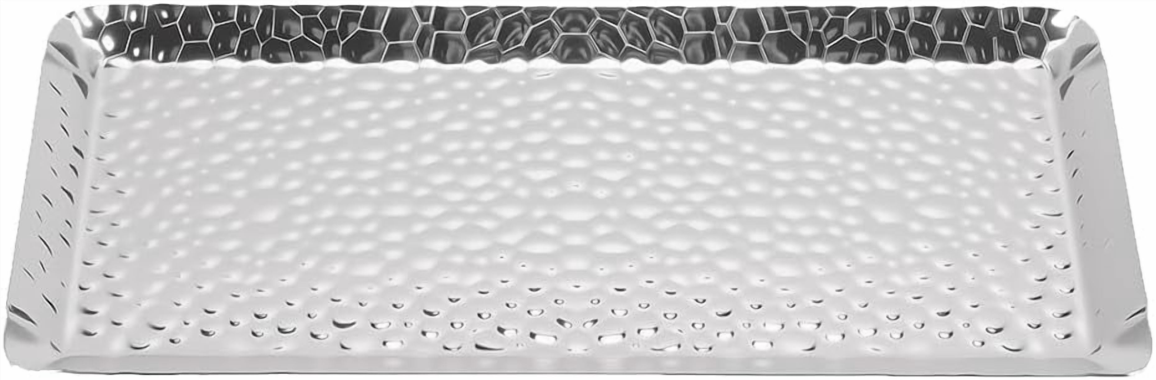 RVKXHD Decorative Tray Stainless Steel Serving Trays Hammered ...