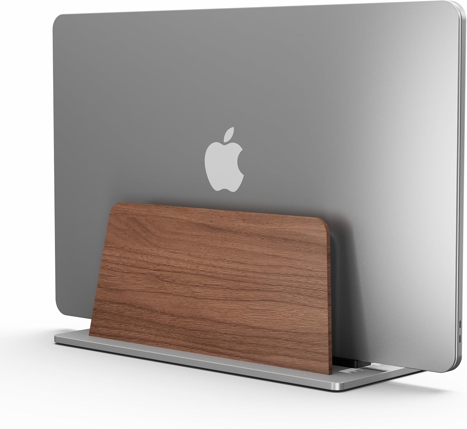RVKXHD Vertical Laptop Stand, Single Slot Wooden Laptop Holder Vertical ...
