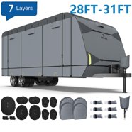 KING BIRD 4 Layers RV Cover, Anti-UV, Water-Proof, Fits 18'-20 ...