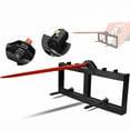 RVNI 3000LBS 49" Hay Bale Spear Skid Steer Tractor Loader Attachment ...
