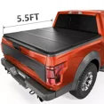 RVNI 5.5FT Tri-Fold FRP Hard Tonneau Cover For 2015-2023 2024 Ford F-150 Truck Bed Cover ...