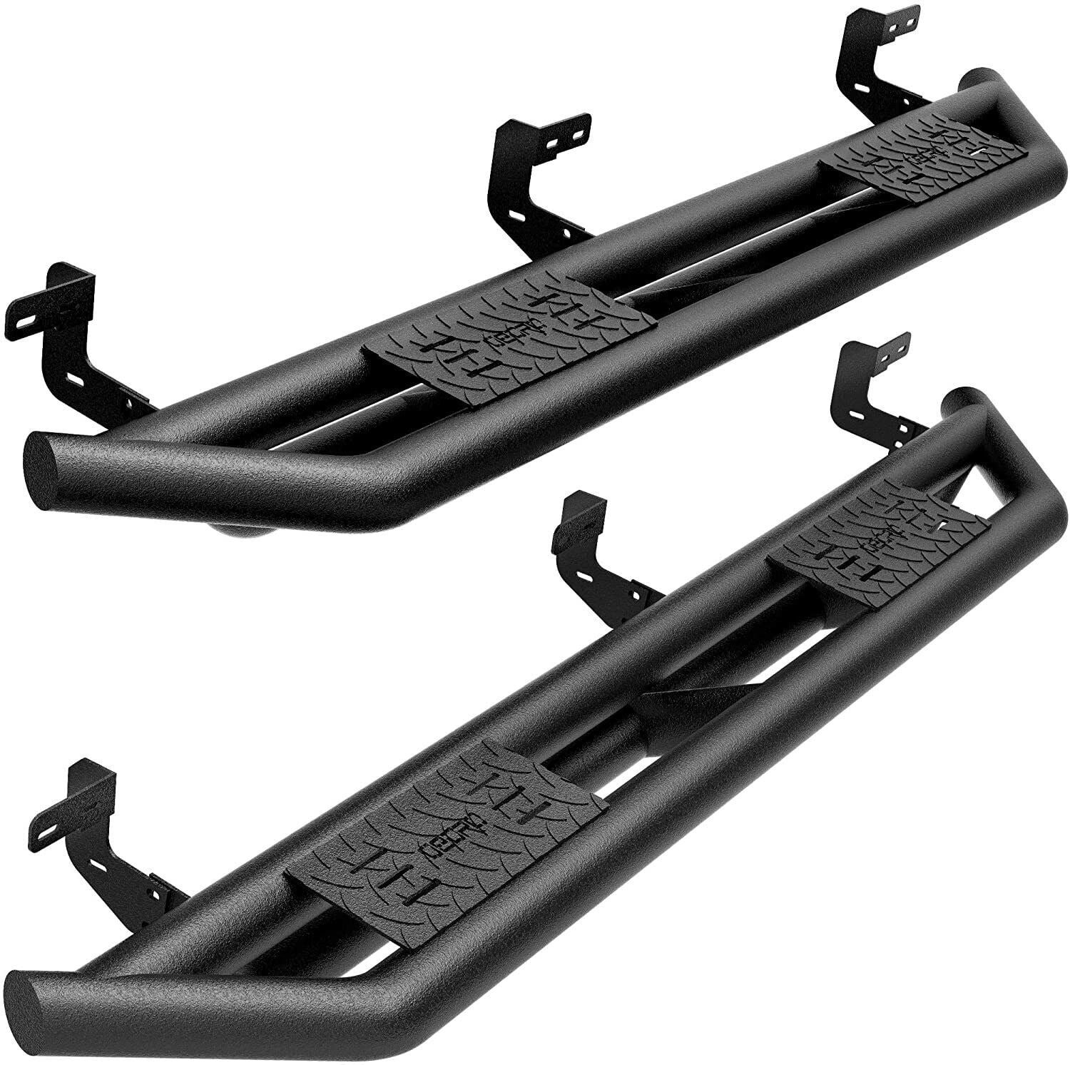 RVNI 6" Tri-Tube Armor Running Board Side Steps for 2009-2018 Dodge Ram ...