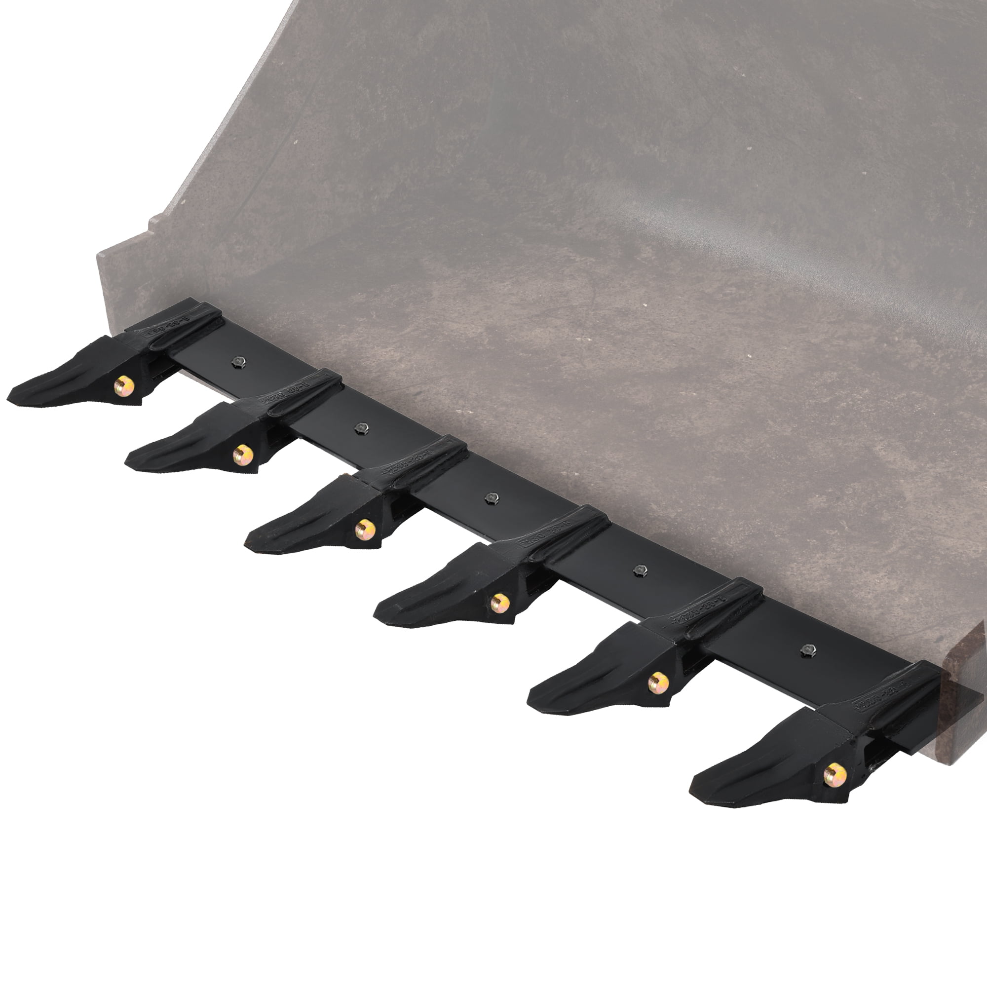 RVNI 60 inch Bucket Tooth Kit for Loader Tractor Bolt On Design for ...