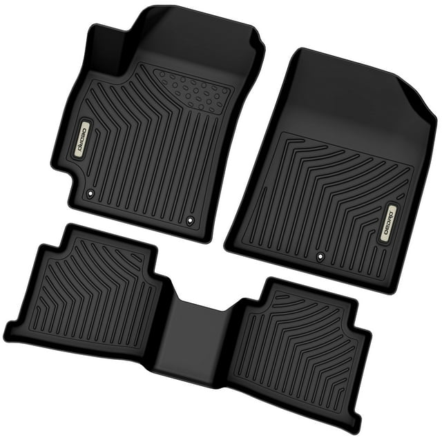 RVNI Floor Mats for 2021 - 2024 Kia Seltos TPE Rubber 2 Row Liner Set Black - Walmart.com