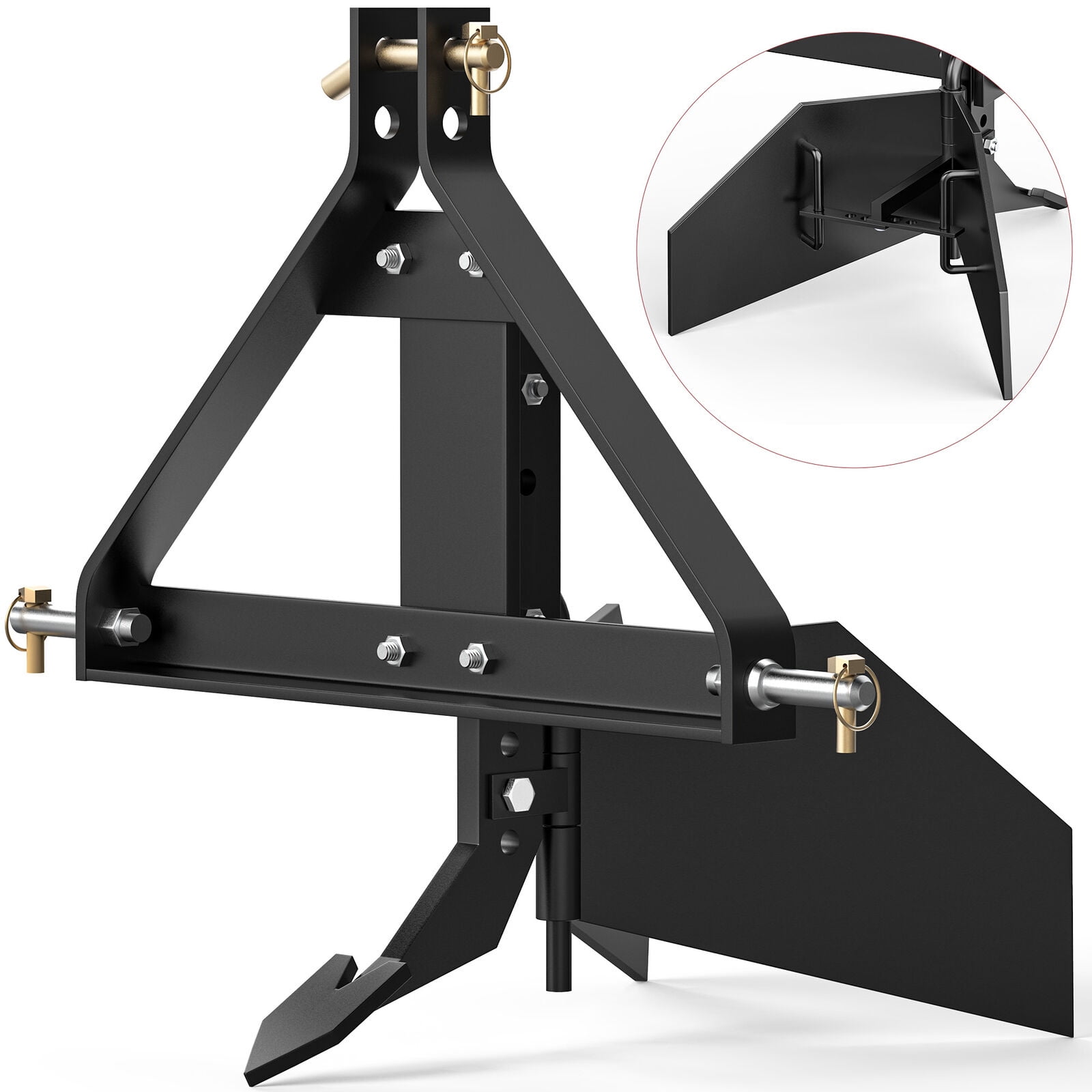 RVNI Quick Hitch Tractors Heavy Duty Steel Middle Buster for Category 1 ...