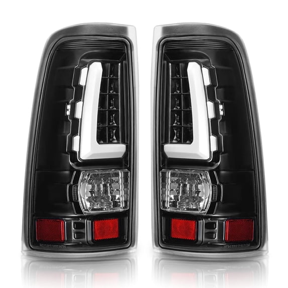RVNI Rear LED Tube Tail Lights for 1999-2006 Chevy Silverado 99-02 GMC ...