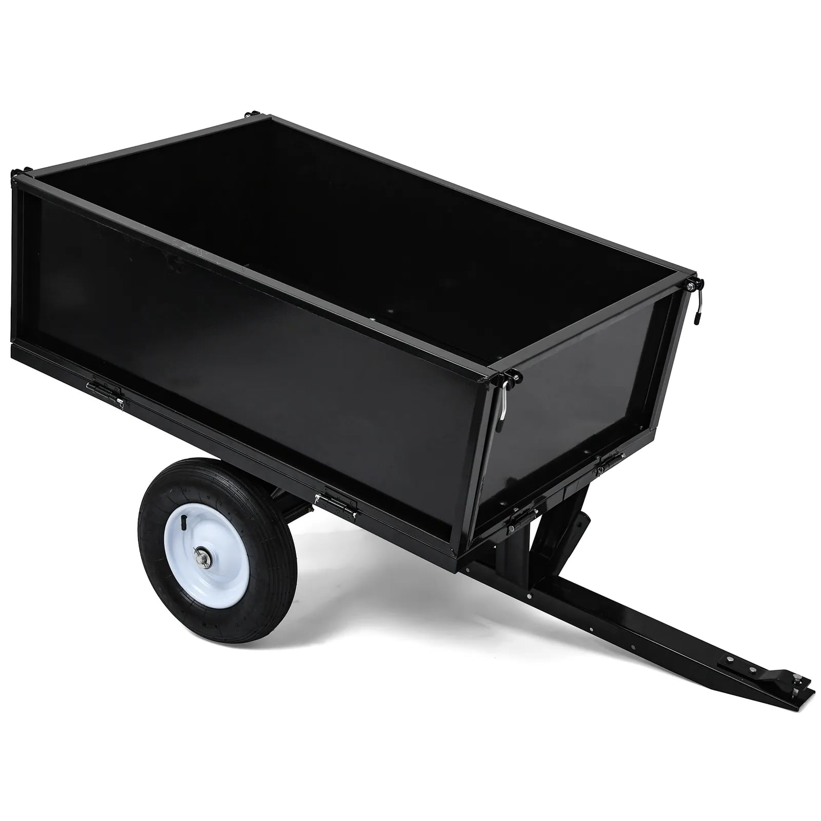 RVNI Steel Dump Cart Tow Behind Solution for Lawn Dump Tractors 500 lbs Capacity Steel - Walmart.com