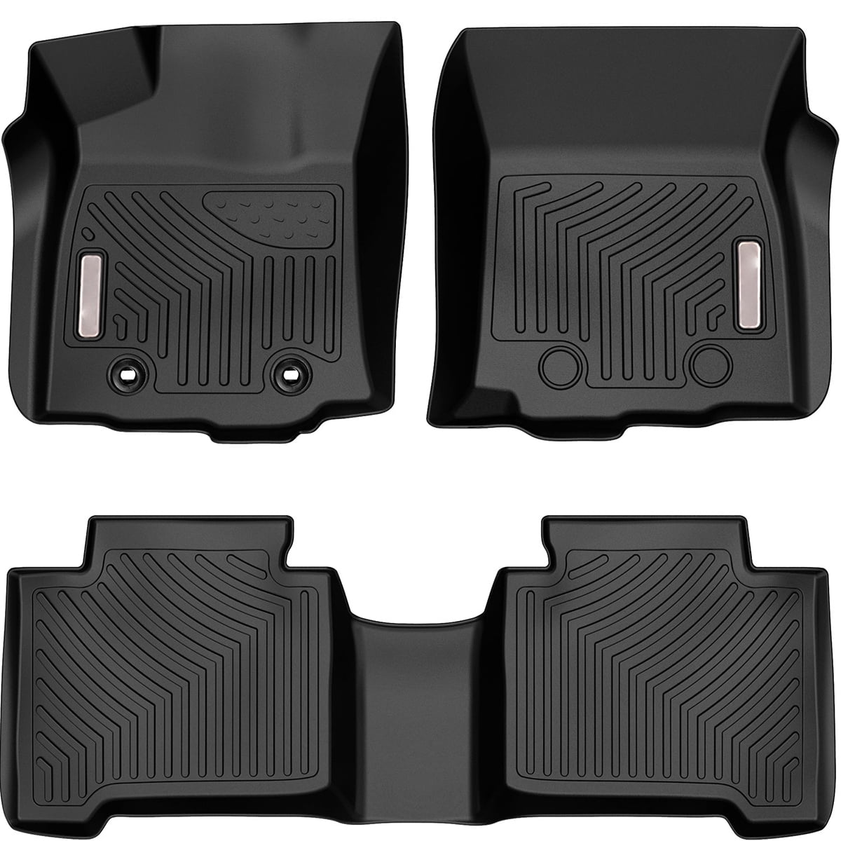 RVNI TPE Rubber Front & Rear for 2016 2017 Toyota Tacoma Double Cab ...