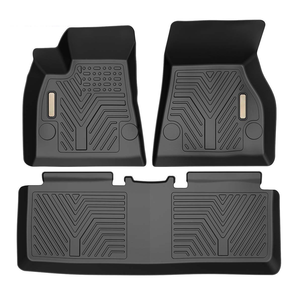 RVNI TPE Rubber Front and Rear for 2014-2020 Tesla S Model Floor Mats ...