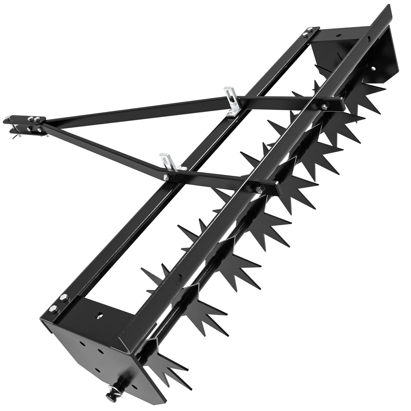 RVNI Tractor Attachments 32" Spike Lawn Aerator Tow Behind Rolling ...