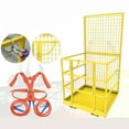 RVNI Tractor Attachments 43"x45" Forklift Safety Cage Forklift Man ...