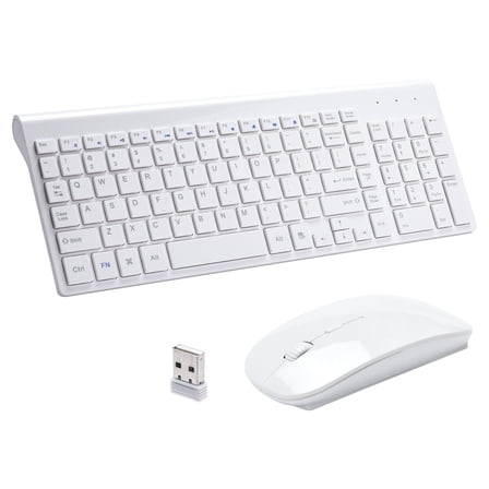 Verbatim 97472 2.4 Ghz Mini Wireless Slim Keyboard And Mouse - Black ...