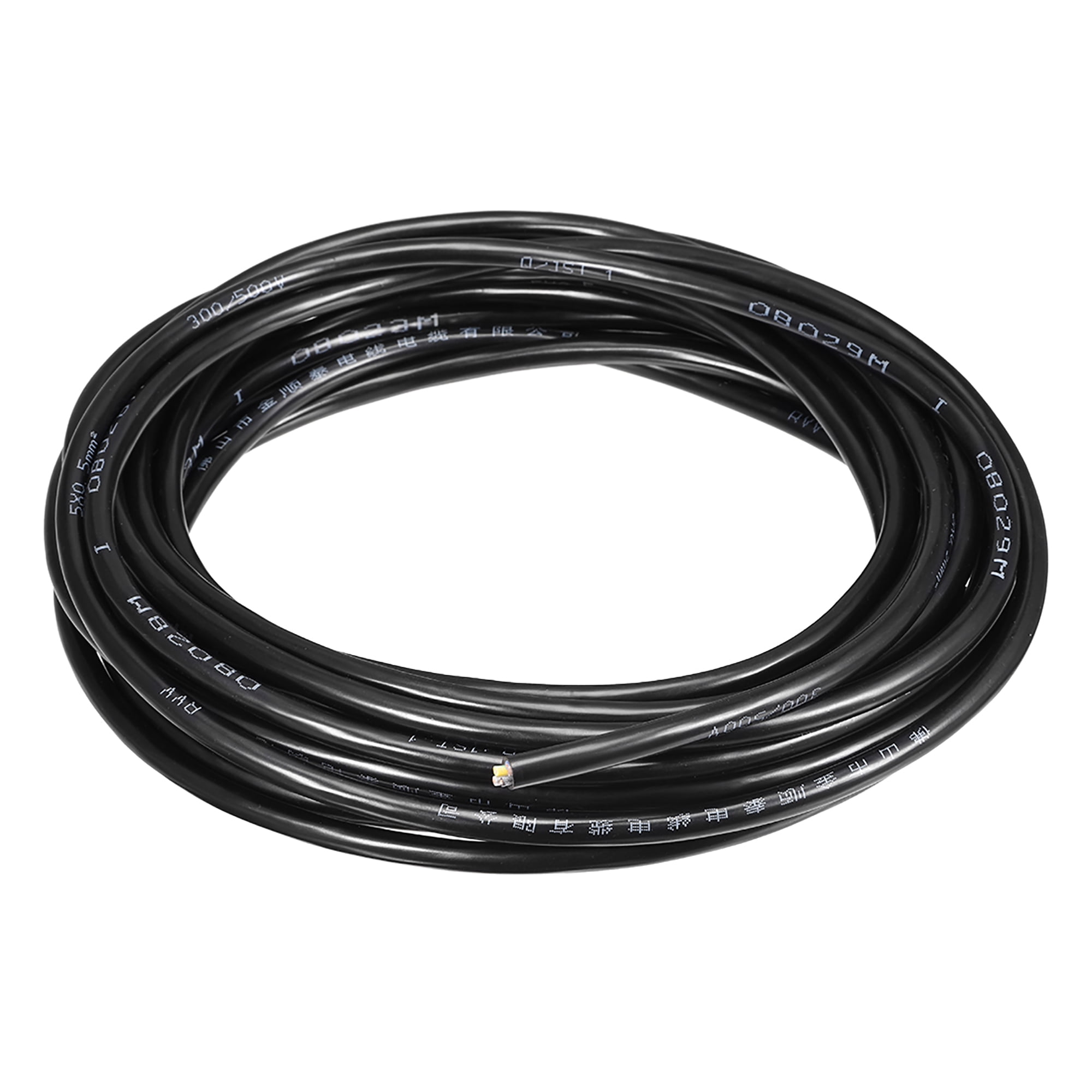 RVV Wire Cable Extension Cord Copper Wire Electric Conductor 4 Core 17 ...