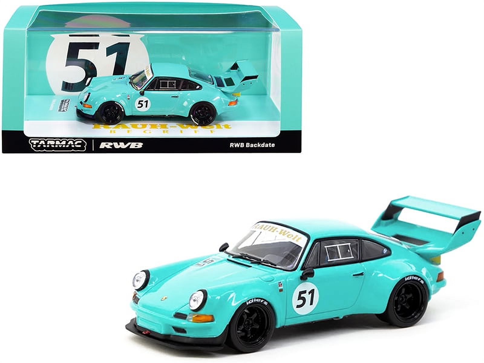 RWB Backdate #51 Turquoise Blue "RAUH-Welt BEGRIFF" 1/43 Diecast Model ...
