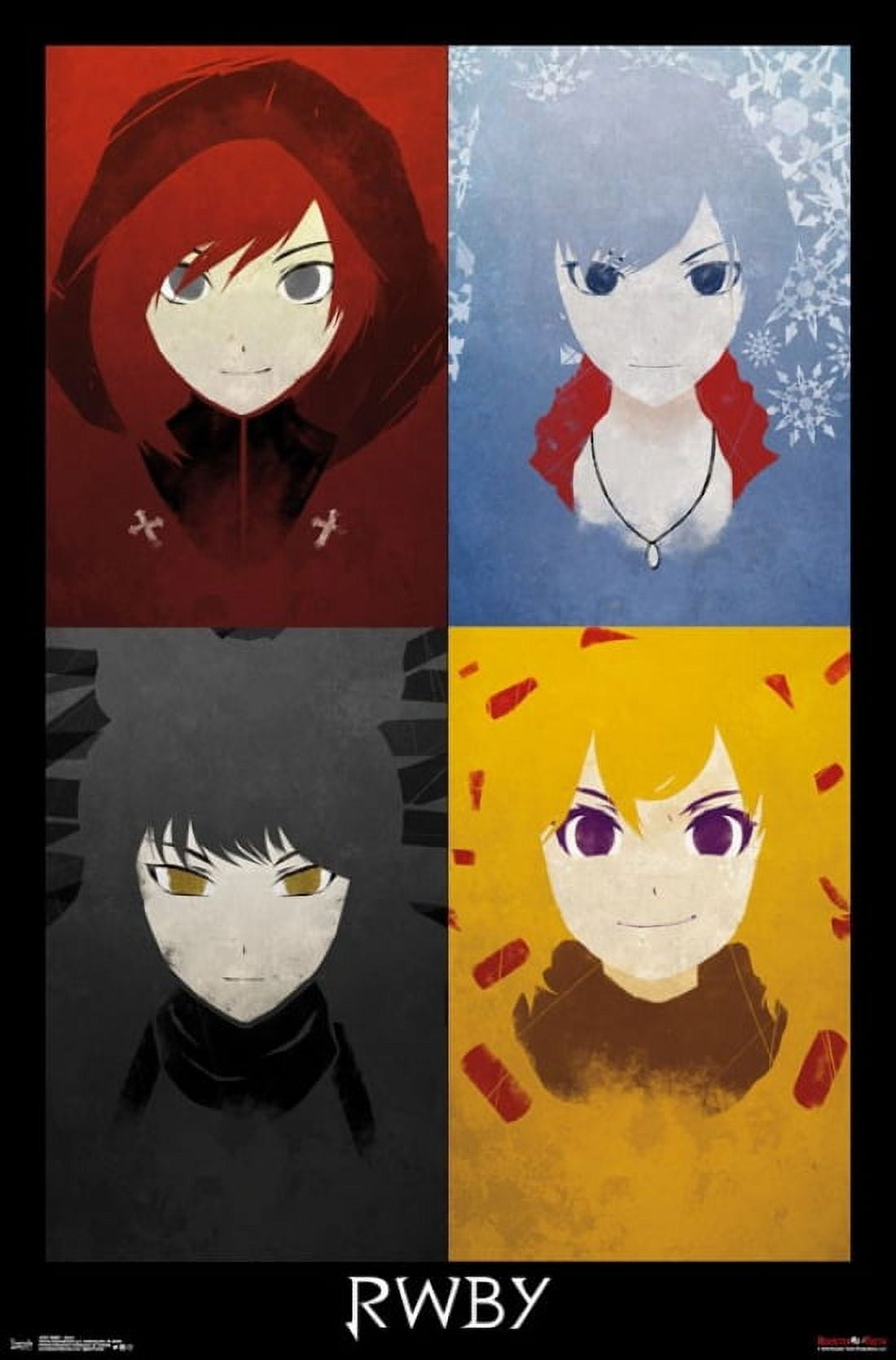 RWBY - Quad Laminated Poster Print (22 x 34) - Walmart.com