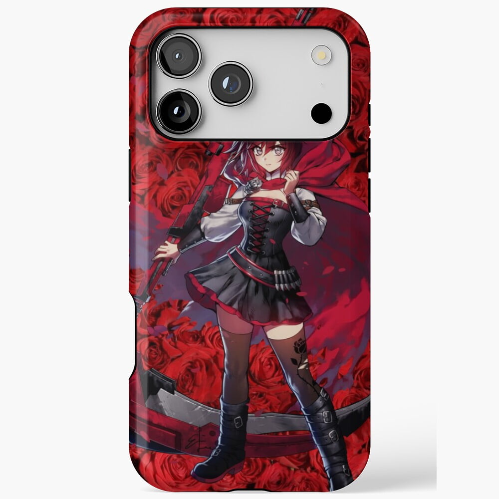 RWBY Ruby Rose Timeskip Growth Scythe Huntress Art iPhone Case 17 through 11 Pro Max - Walmart.com