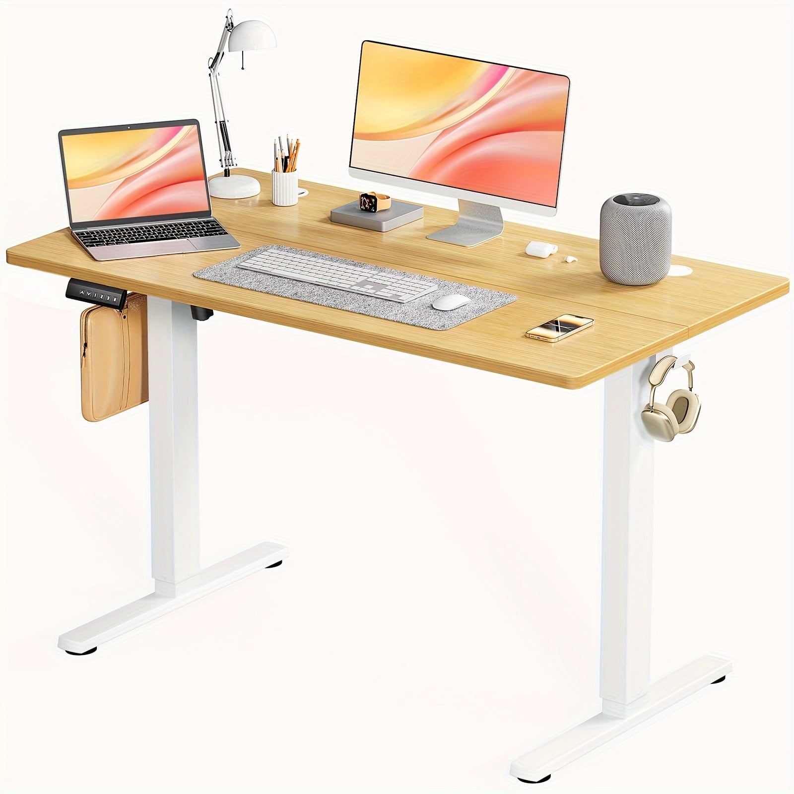 RWRAPS Height Adjustable Electric Standing Desk - 40/48/55/63 Inch ...
