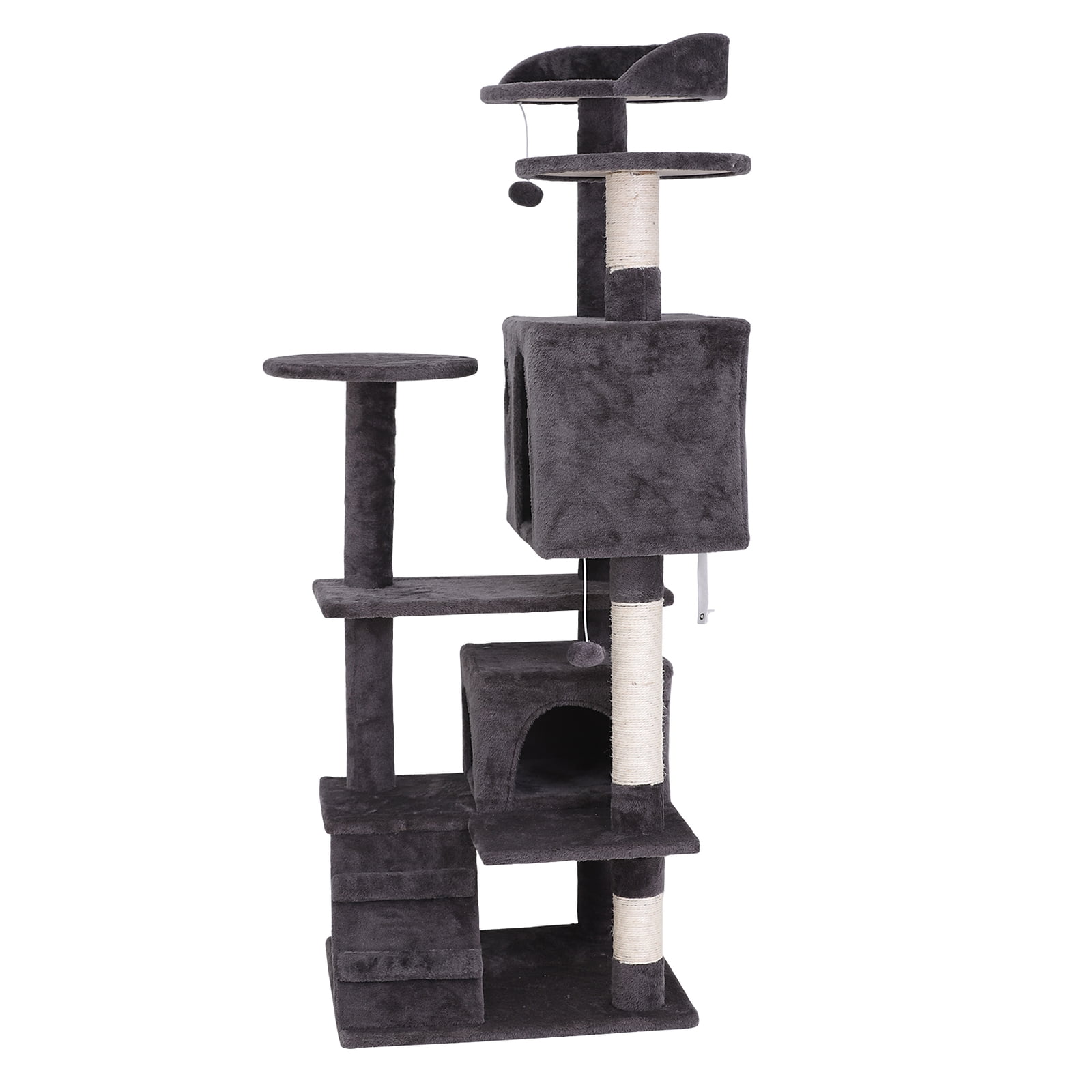 RWTFGV Multi-Platform Cat Tower CARB P2-Compliant Particle Board ...