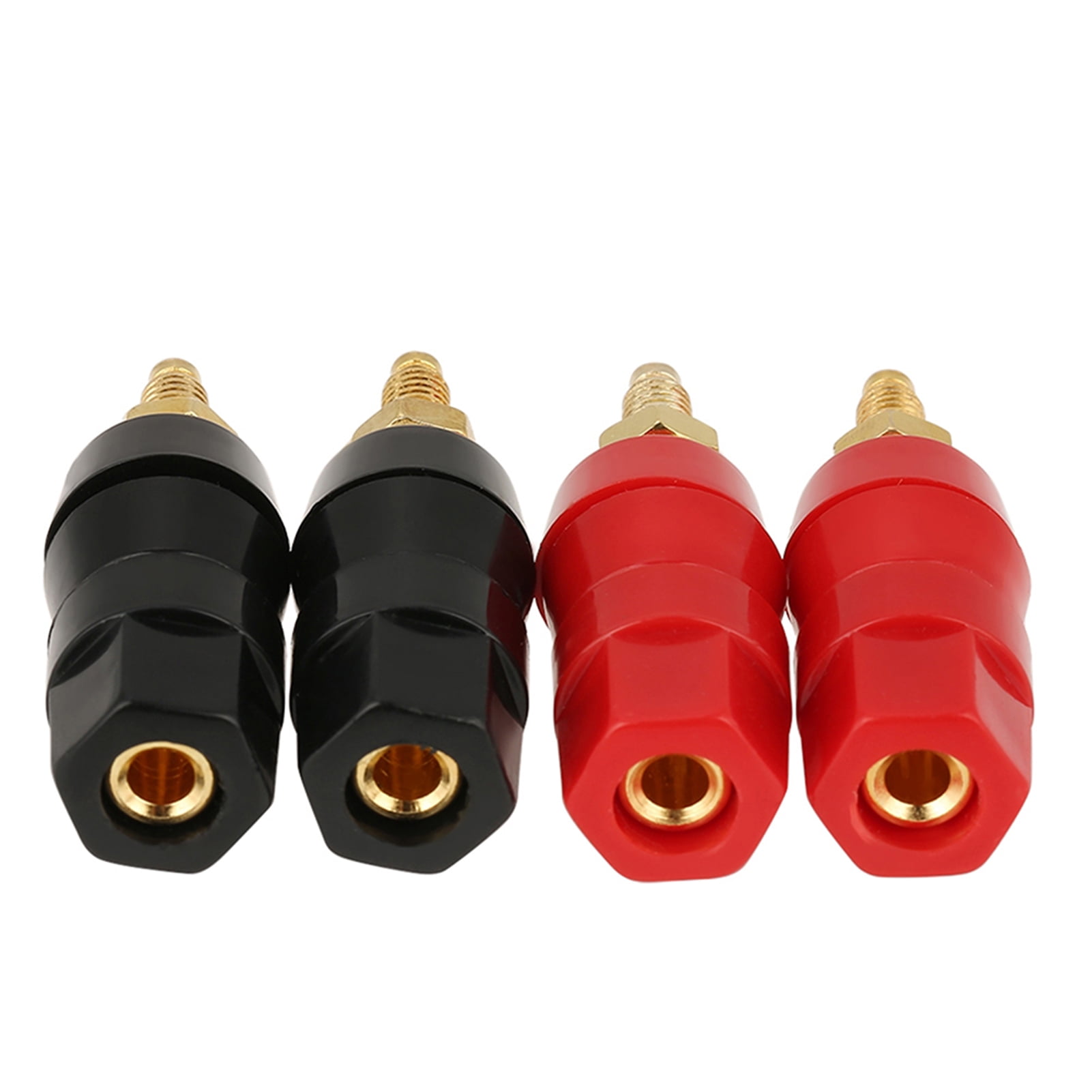 RWUDV Audio Binding Post,4Pcs Black And Red Audio Speaker Binding Post ...
