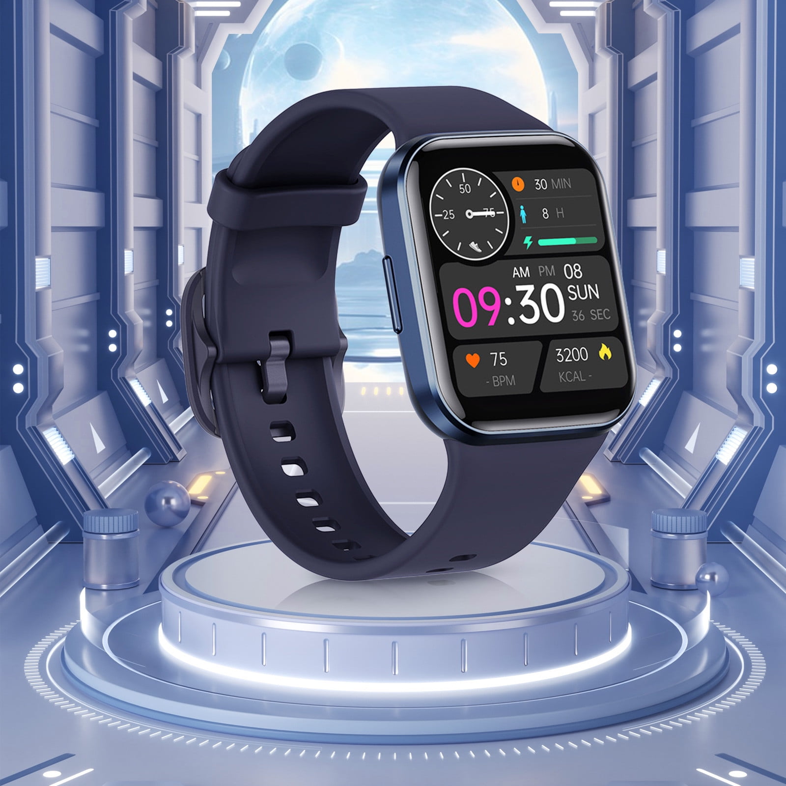RWVBM Bluetooth Calling Sports Smart Watch, High-definition Touch ...