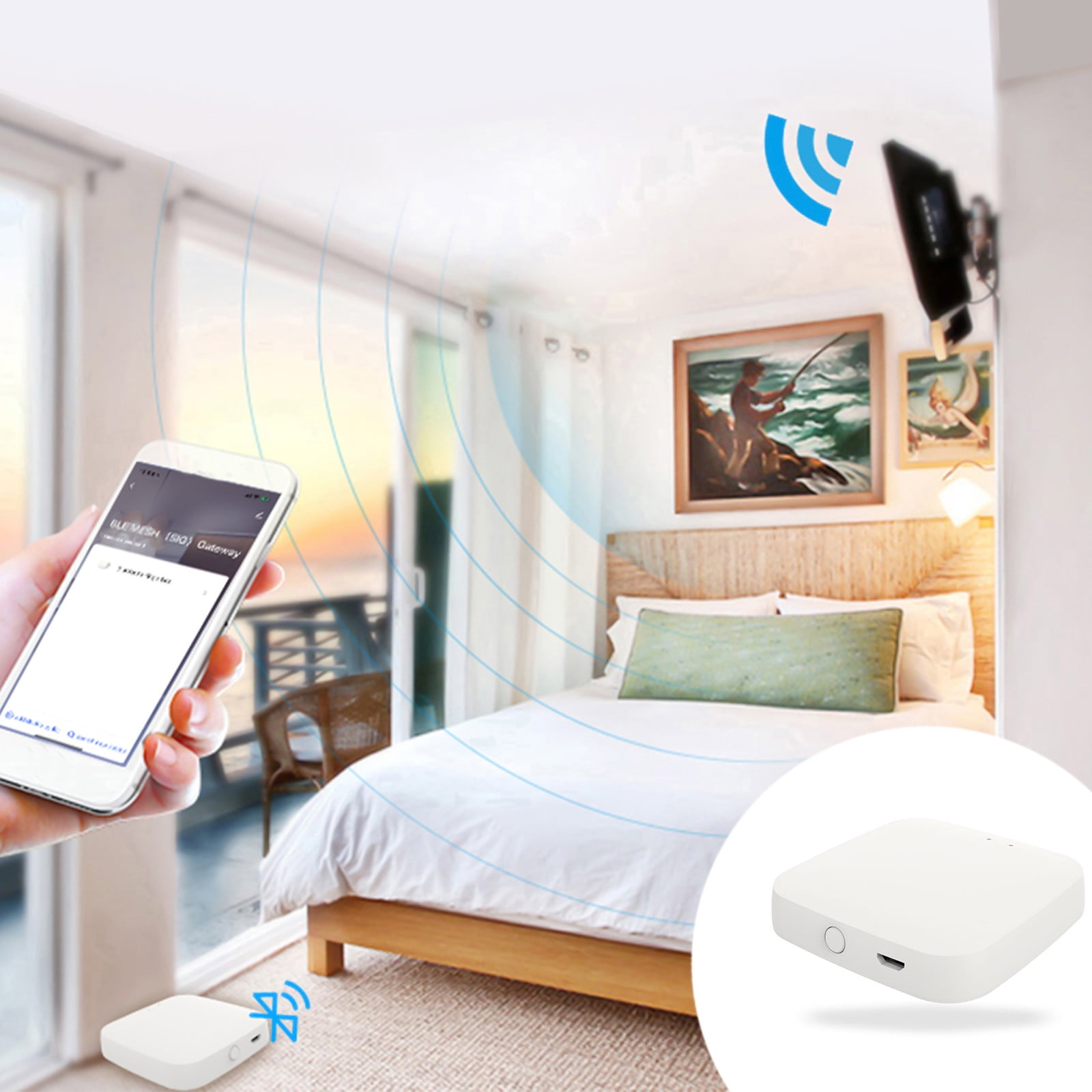 Bluetooth Smart Home Gateway,Mesh Network Controller,Compatible with ...