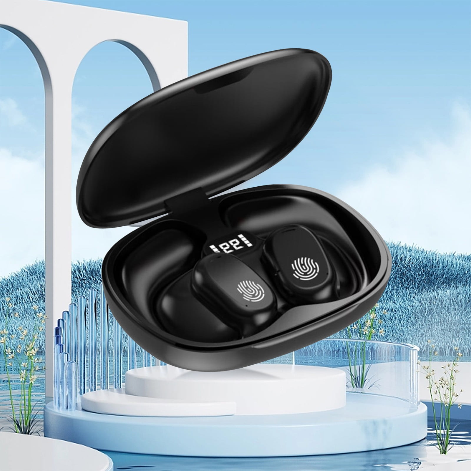 RWVBM Ear Mounted Sports Bluetooth Earphones - Secure Fit, Noise ...