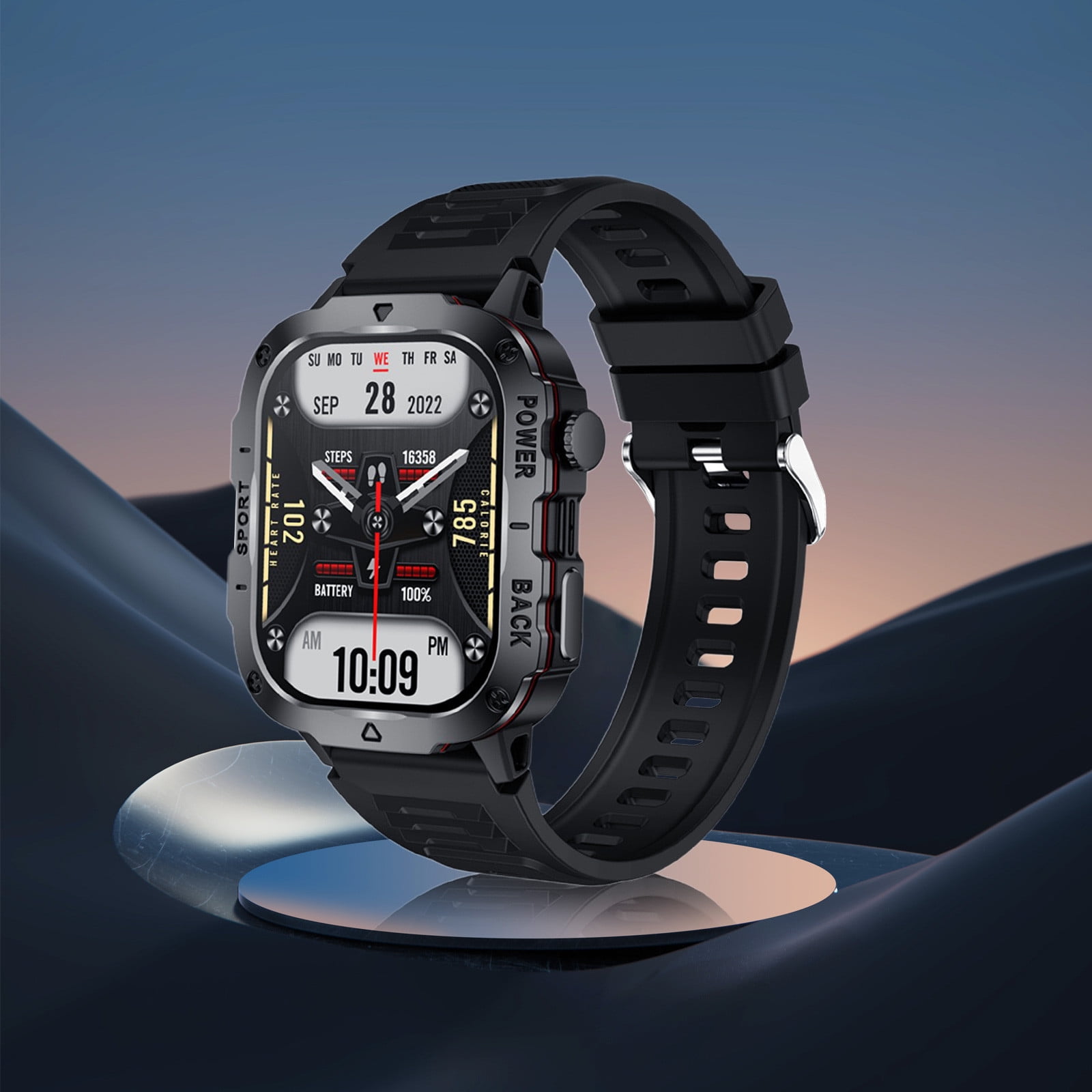 RWVBM HD Smart Sports Watch: Bluetooth Calling, Long-Lasting Battery ...