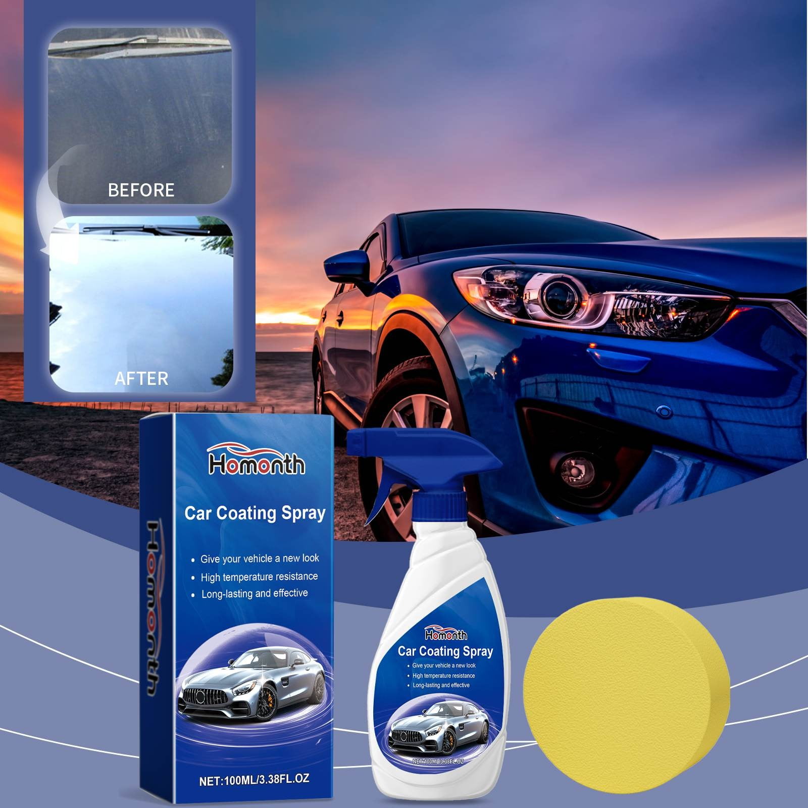 RWVBM High-Efficiency Car Coating Agent - Enhances Gloss and Protection ...