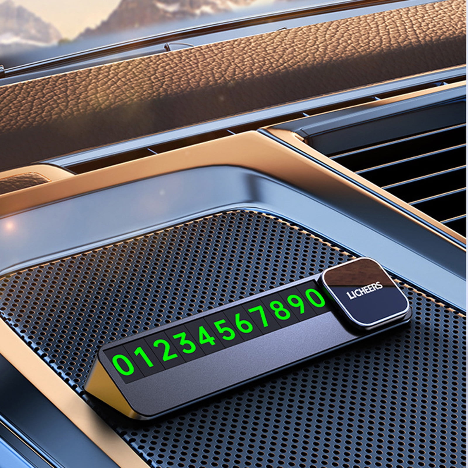 RWVBM Parking Number Car Card, Hidden Moving Auto Phone Number Temporary Stop Sign, Vehicle ...