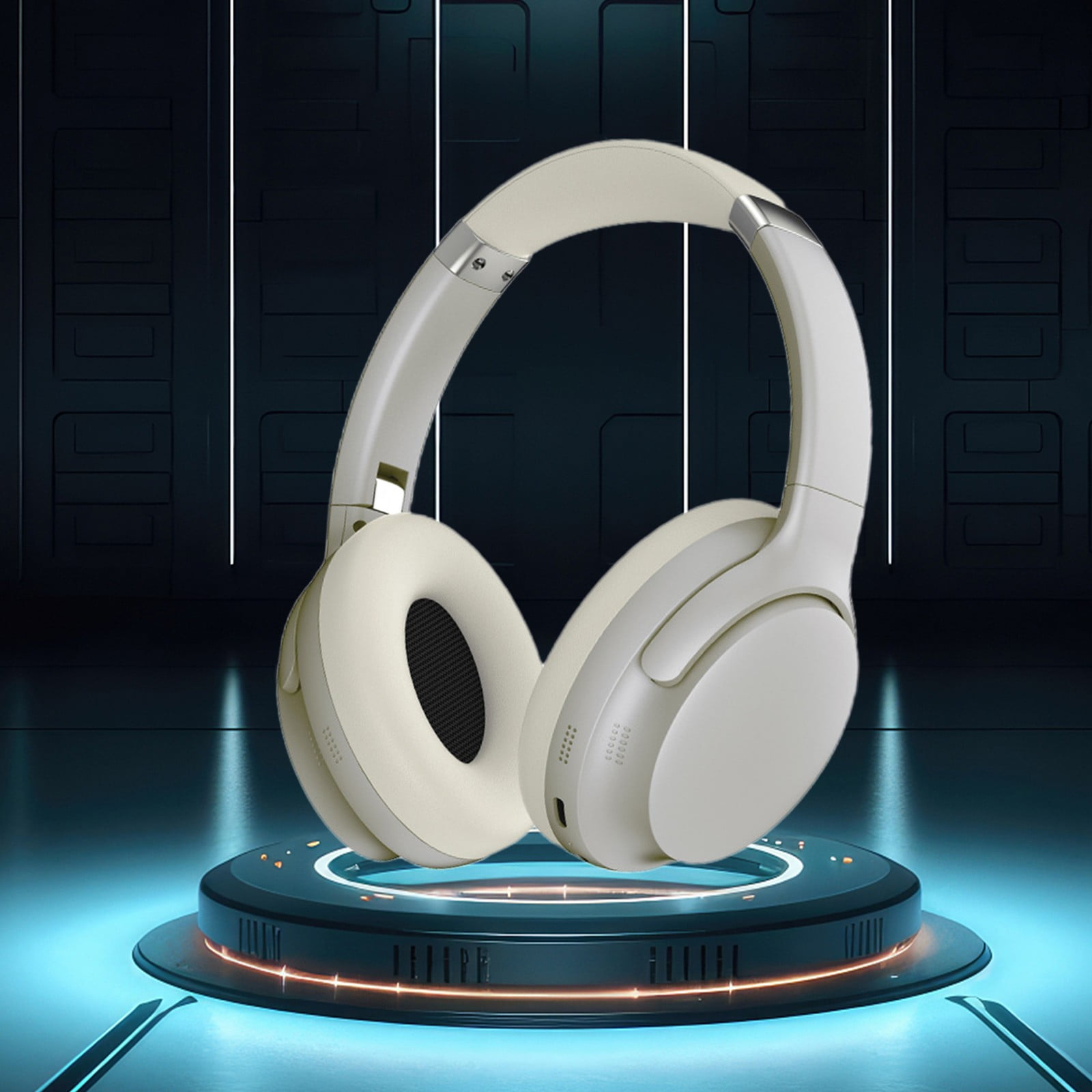 RWVBM VJE906 Wireless Headset, Headband Style Bluetooth Headphones ...