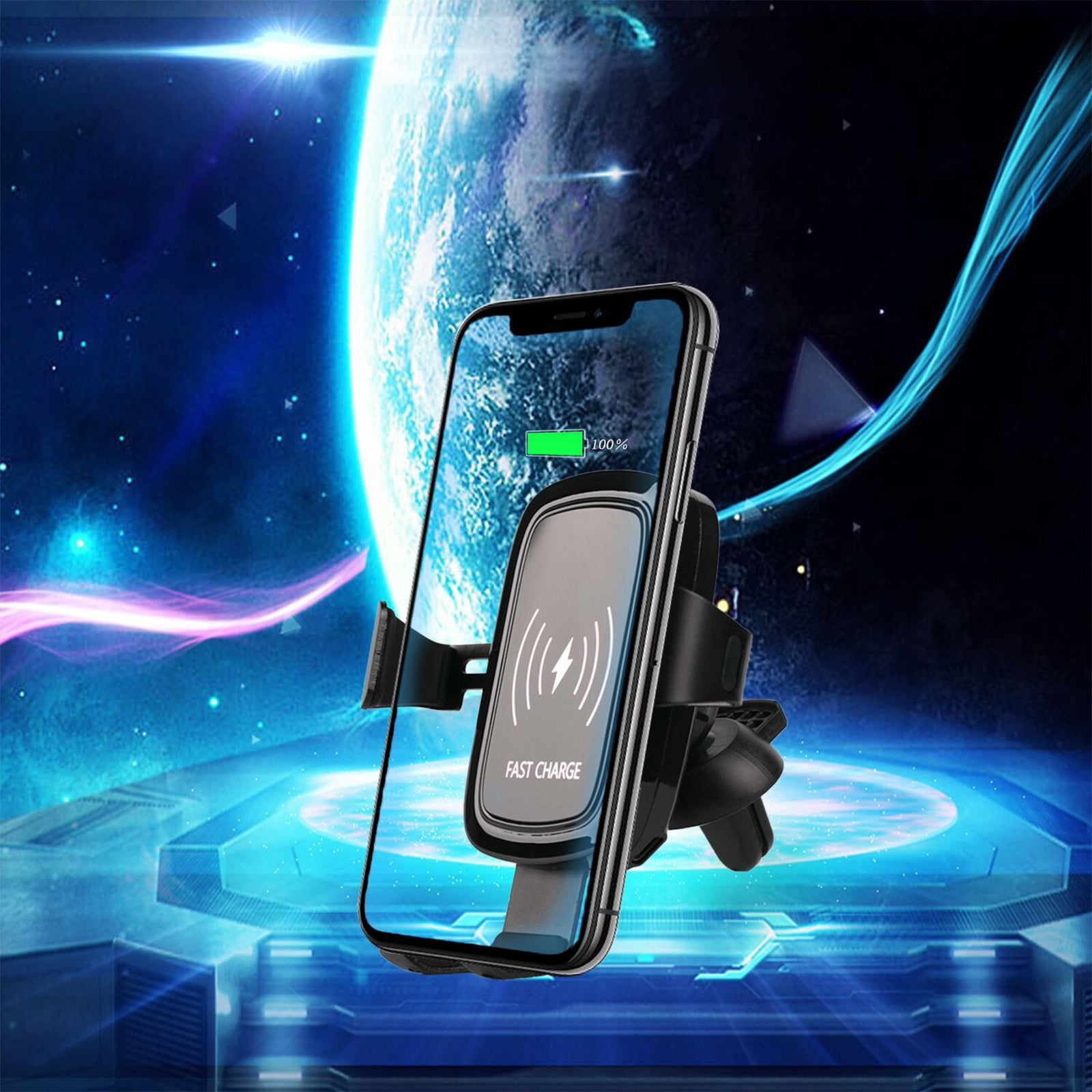 RWVBM Wireless Car Charger: Fast Charging Mount, Auto-Clamping ...