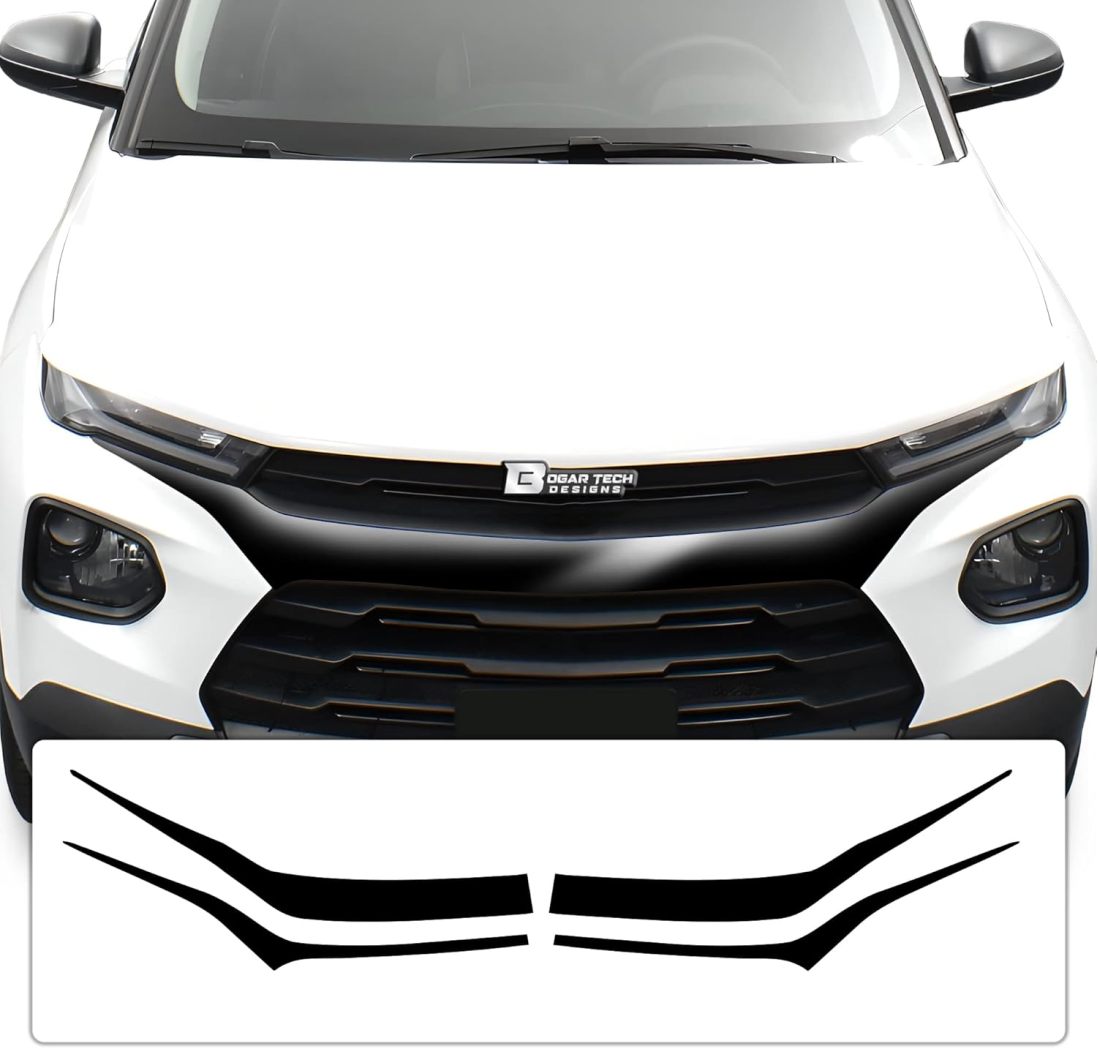 RWYP Front Grille Chrome Delete Sticker Decal Vinyl Film Replacement ...