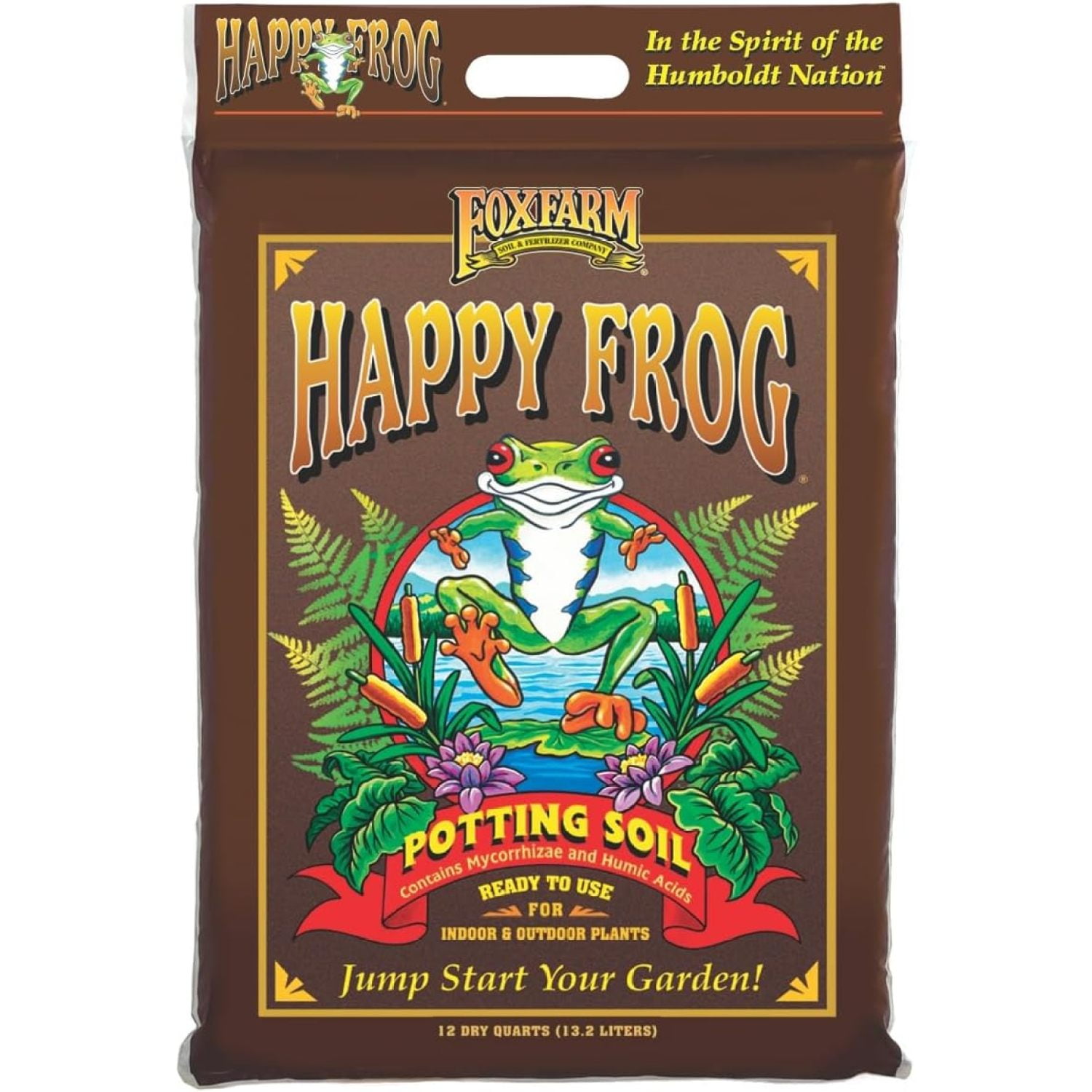 RWYP Happy Frog Potting Soil, 12qt – for Indoor/Outdoor Container ...