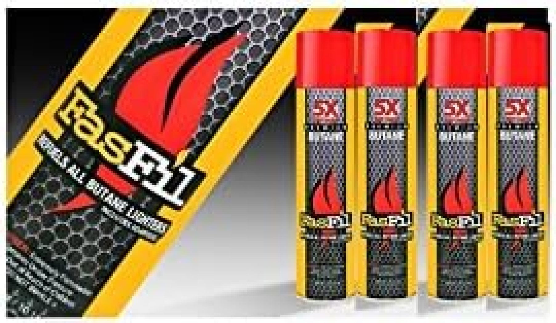 RWYP Large Quintuple Refined Butane Gas Fuel Refill - 4 Cans - Walmart.com