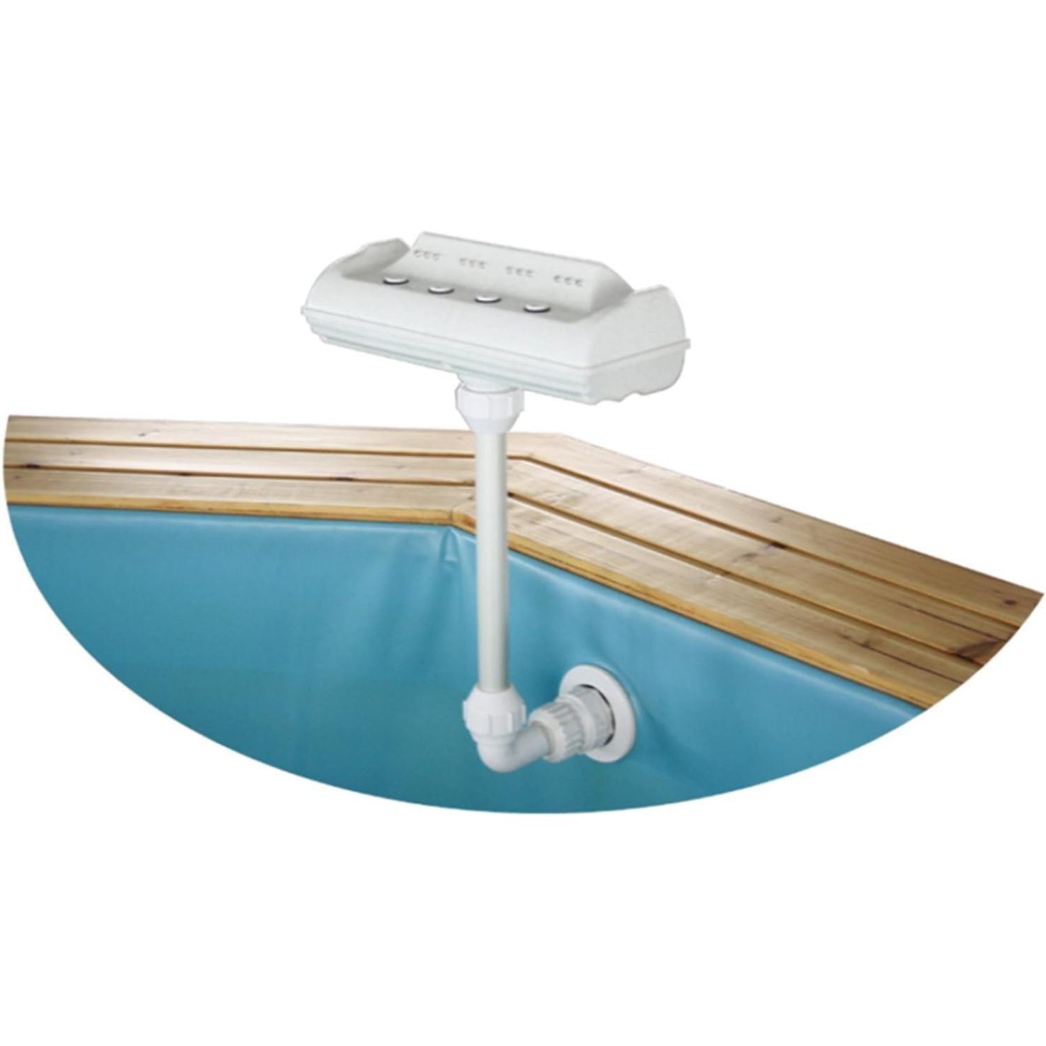 RWYP Rainbow Waterfall Above Ground Swimming Pool Fountain with LED ...