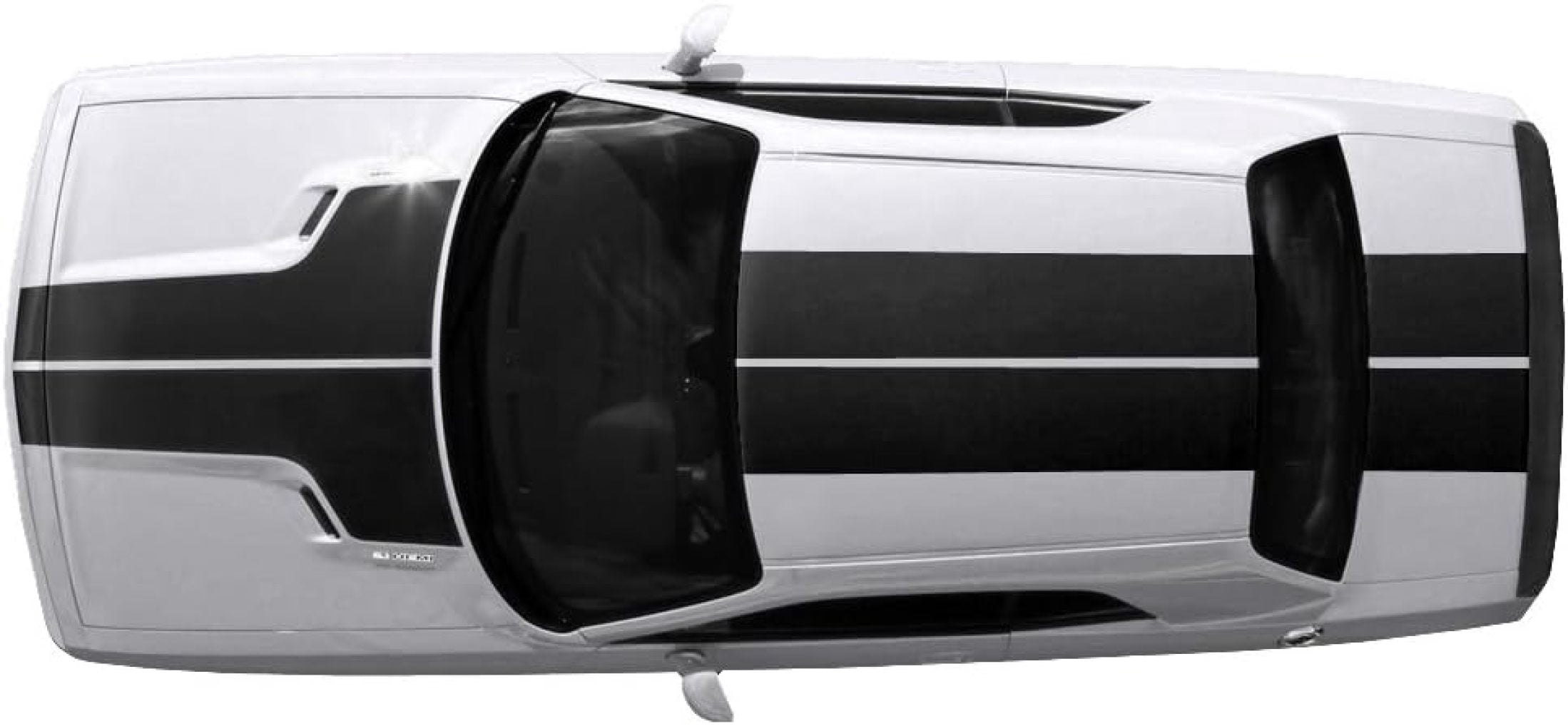 RWYP T-Hood Roof & Trunk Stripes Graphics Kit Vinyl Decal Wrap ...