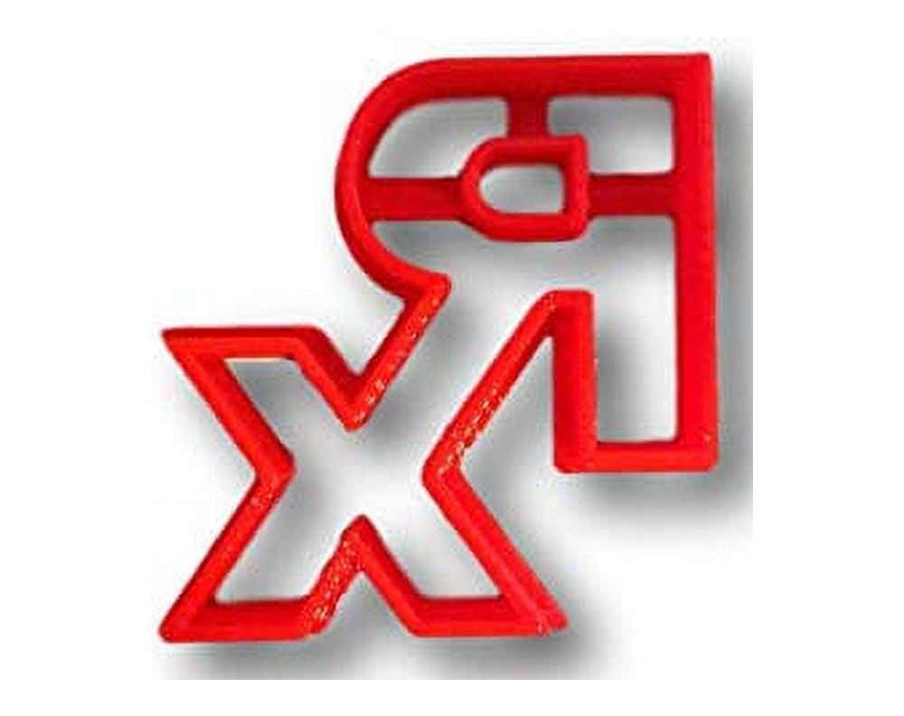 RX Logo Cookie Cutter (3 Inch)- Fast Shipping - Sharp Edges ...