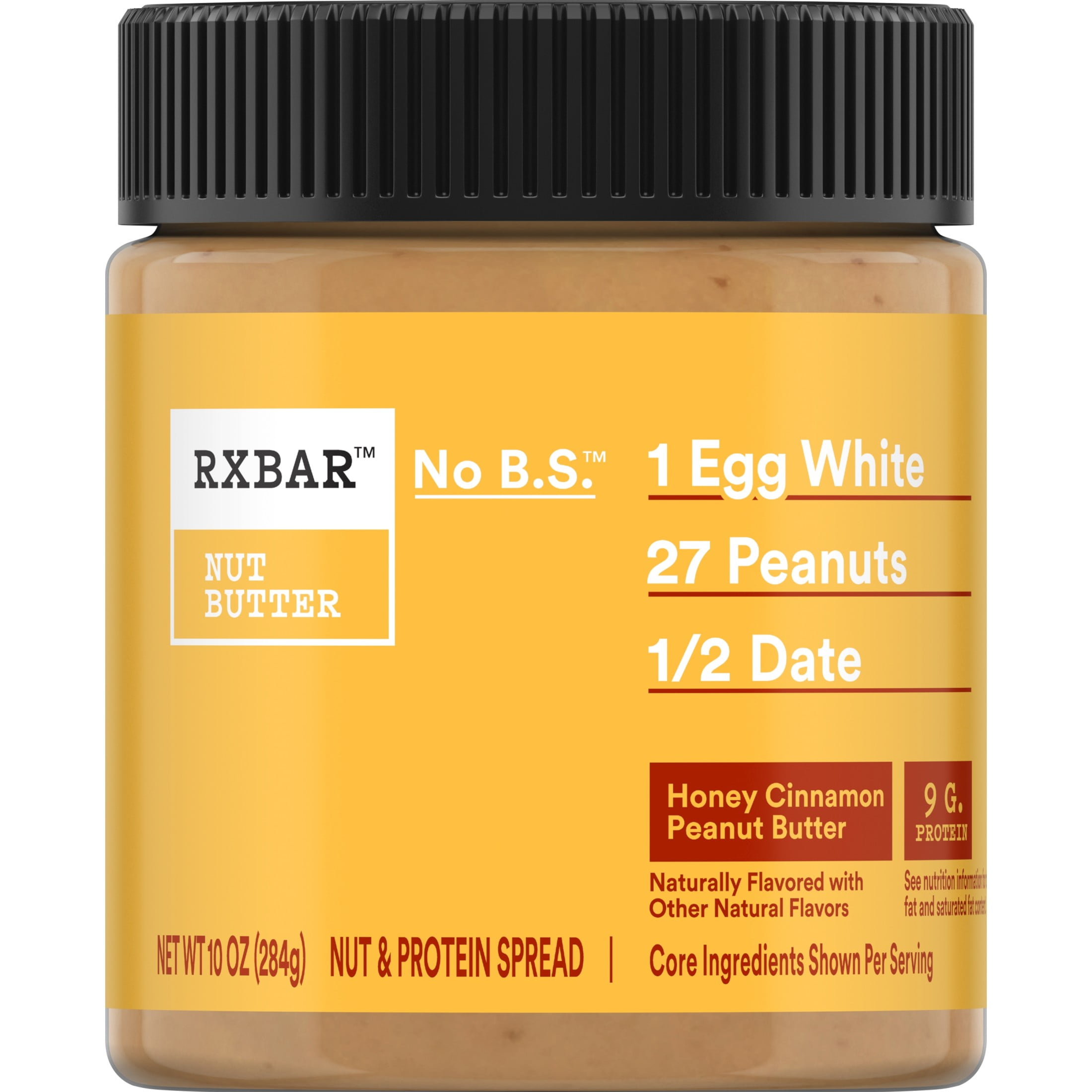 RX Nut Butter Healthy Benefit Honey Cinnamon Peanut Butter, Gluten-Free ...