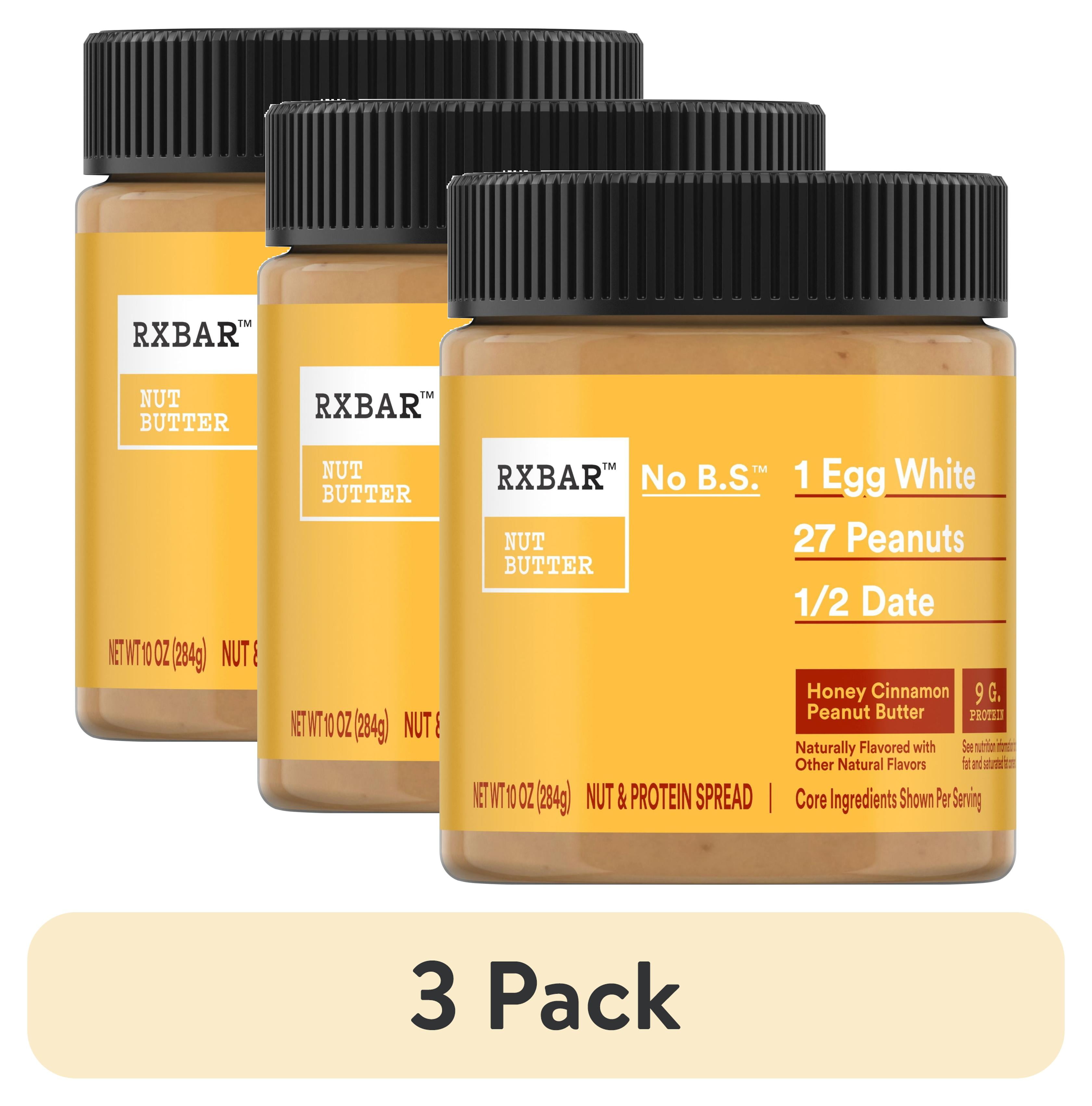 (3 pack) RX Nut Butter, Gluten-Free Honey Cinnamon Peanut Butter ...