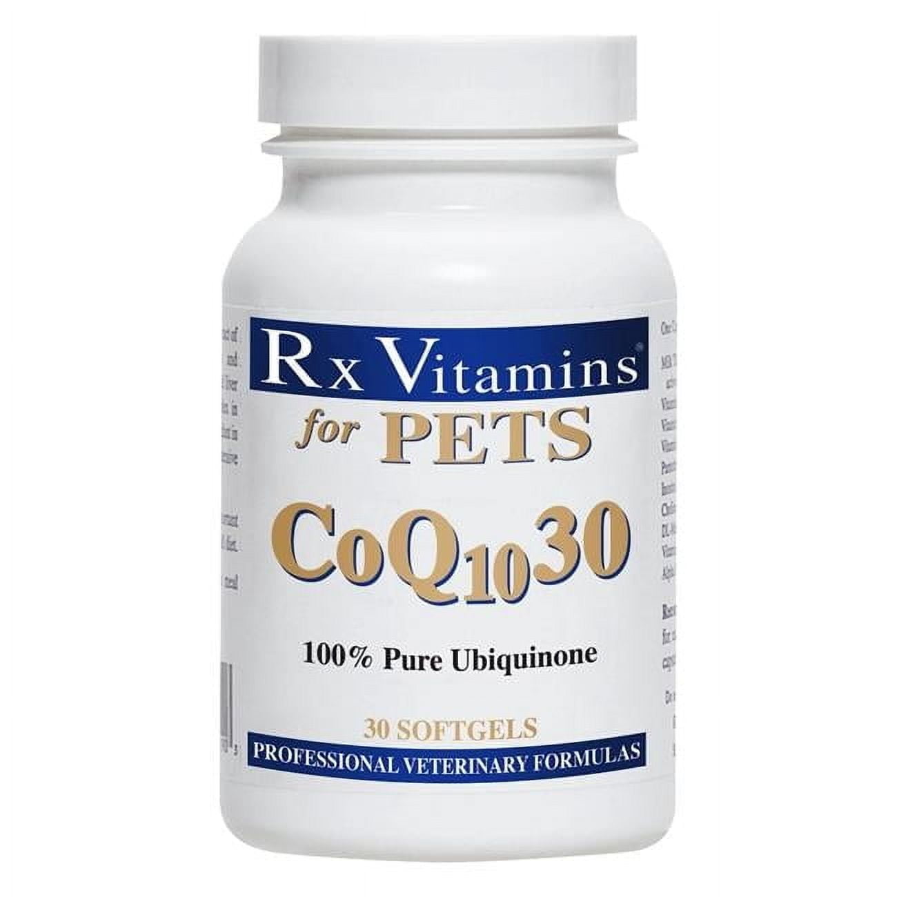 RX Vitamins 708429080039 COQ10-30 Heart Supplement Softgels for Dogs ...