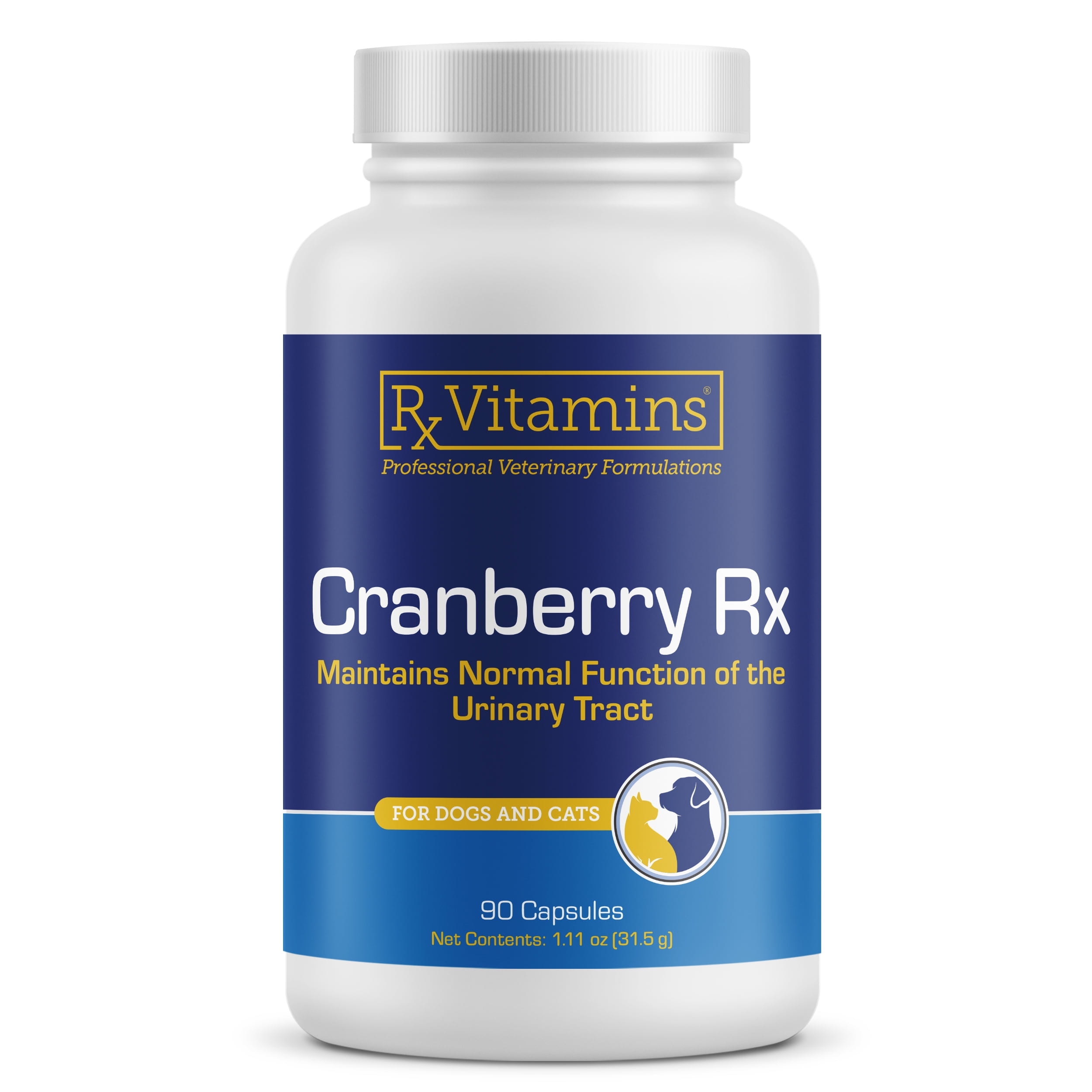 RX Vitamins Cranberry Capsules - Supplement for Dogs and Cats ...